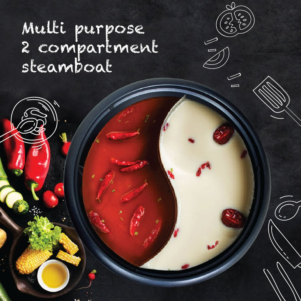 Steamboat & Multi Cooker with 2 Compartments – V Best Team Sdn Bhd